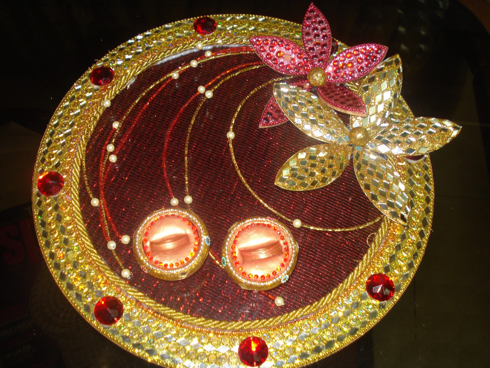 Rose n Wrap: Engagement Ring Platter