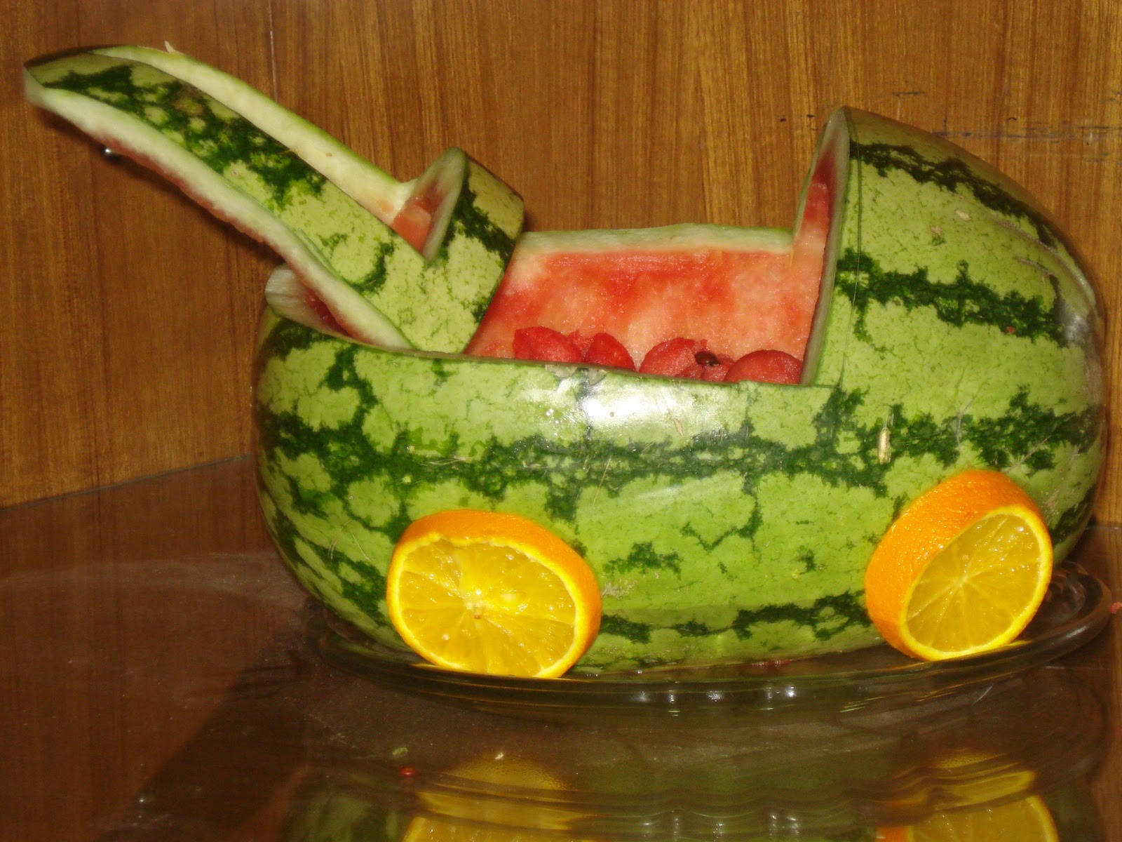 Rose n Wrap: Watermelon Cart