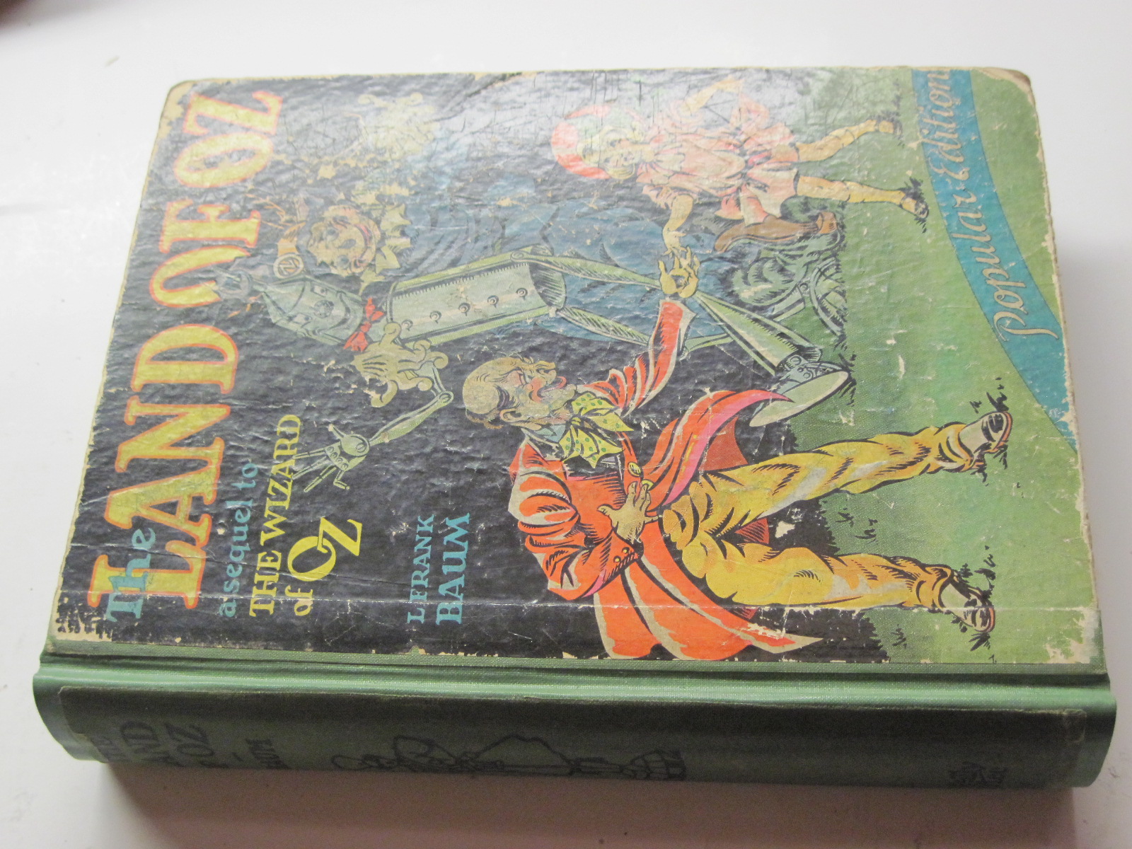Fine Book Binding and Restoration: Wizard of Oz Cloth Conservation Reback