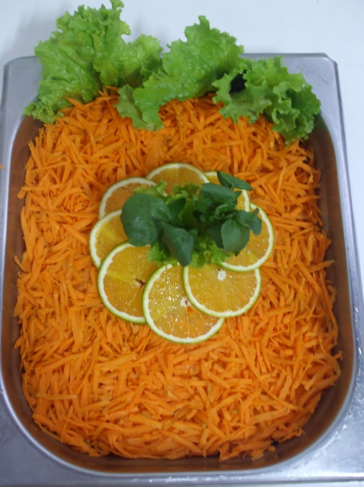 COZINHA MARAVILHOSA: Salada de Cenoura Decorada