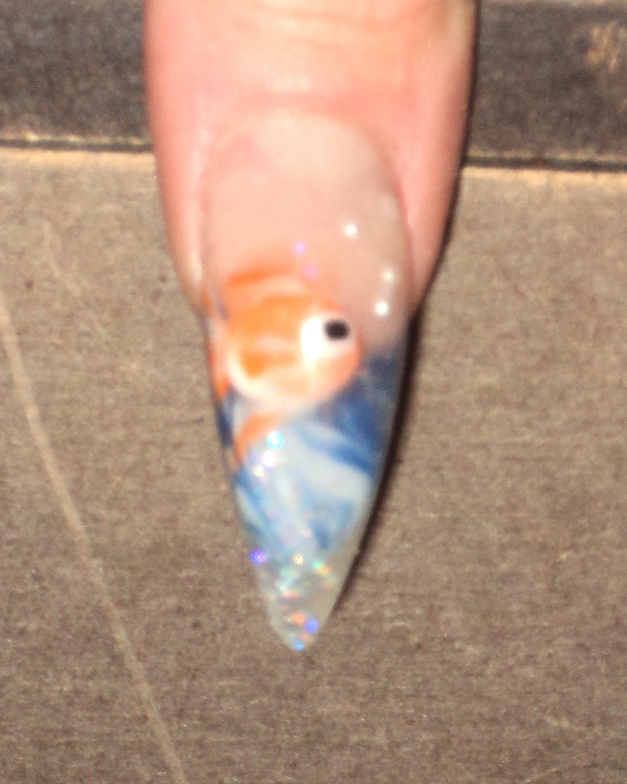 ...Make It With Me: Christmas Nails and a Random Goldfish