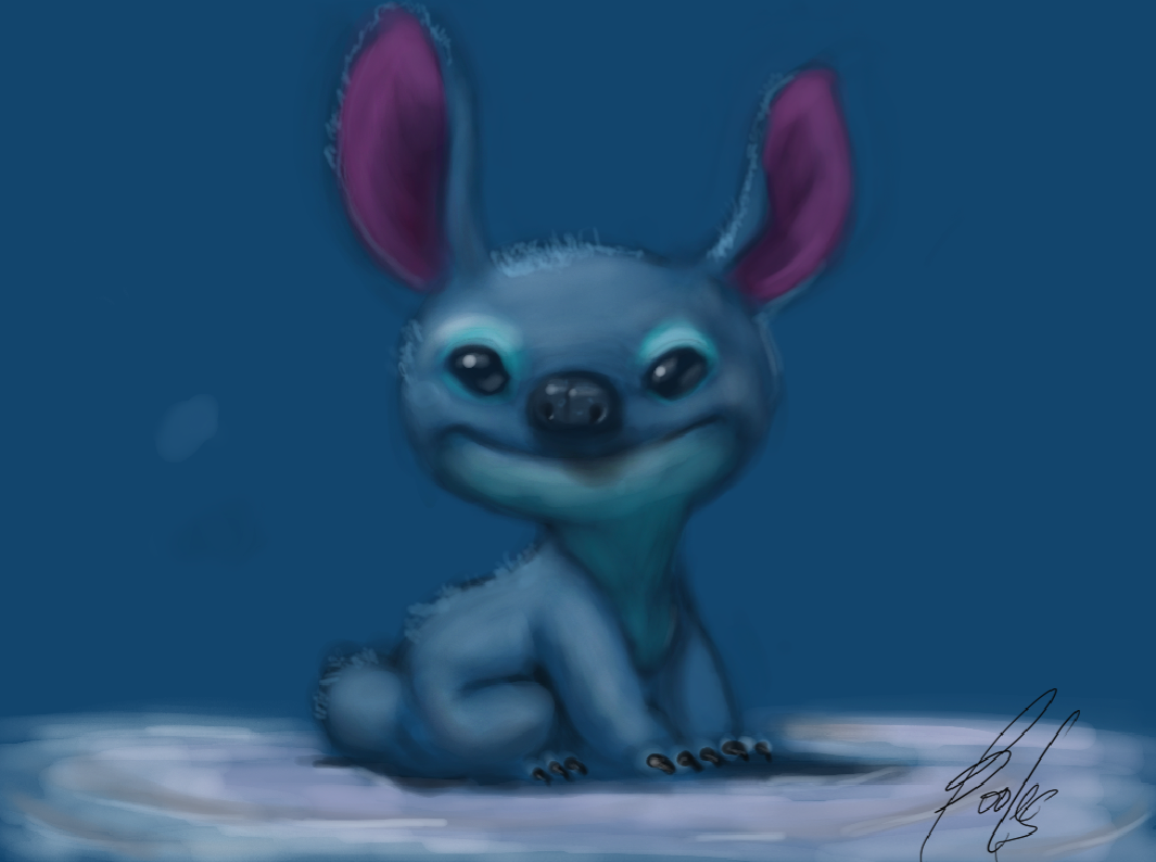 Digital Crib Mementos: Adorable Stitch