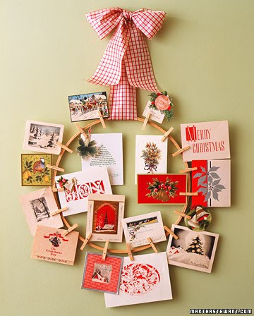 Stuff I want to make: Christmas card wreath