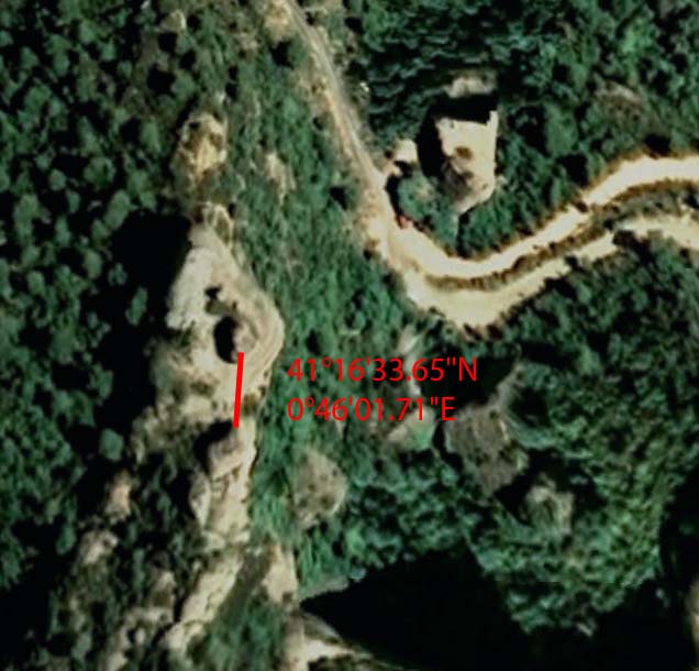 The highliner database: Spain - Margalef - ??? - L : 20m - H : 50m