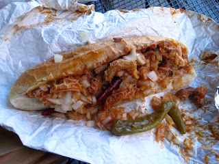 Drawing for Food: George's Tripe Sandwich