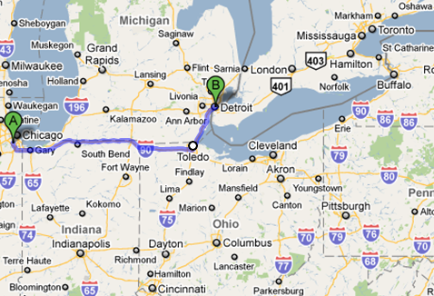 David & Tamara's 2010 Road Trip: Day 37: IL, IN, OH, MI