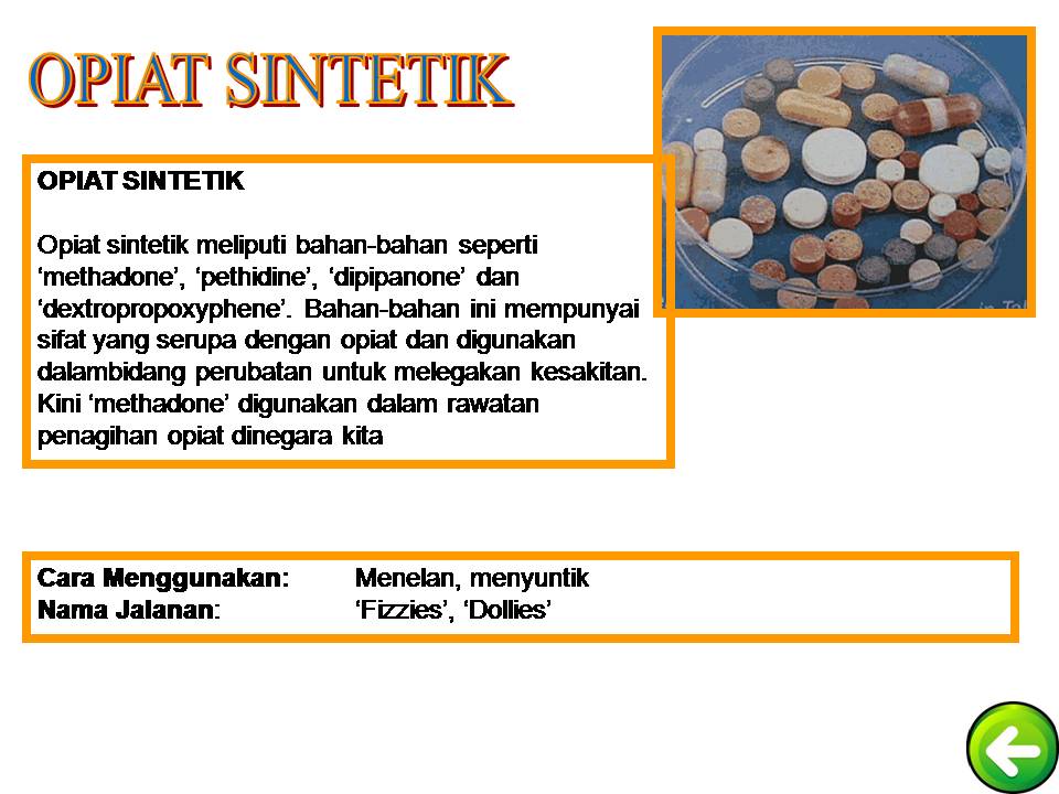 PPDa: Jenis-jenis Dadah