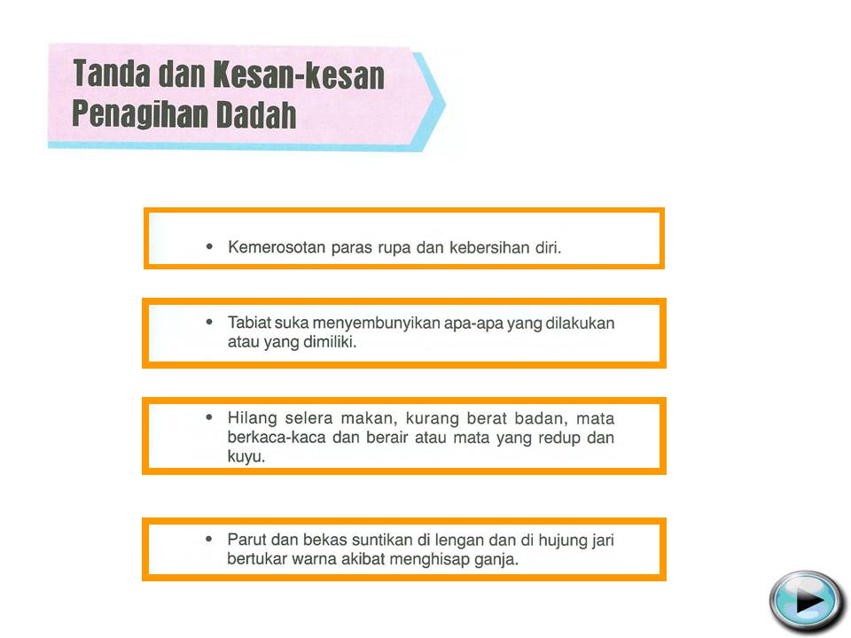 PPDa: Tanda-Tanda Penagihan Dadah