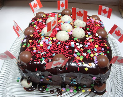 michele's gallery: canada day cake picture
