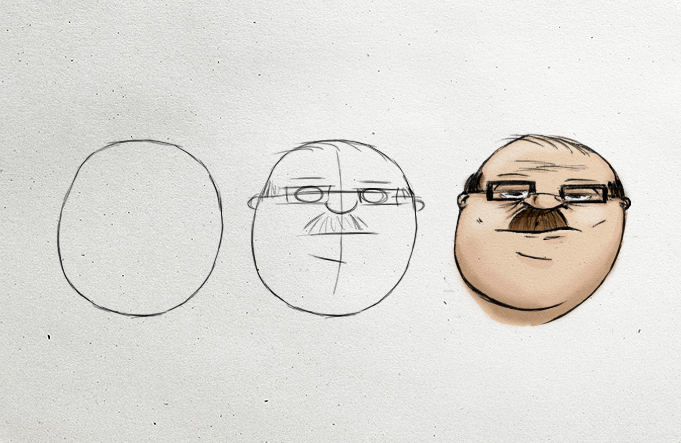 illustrations art: 1era Sesión: LA CREACIÓN DE PERSONAJES.-