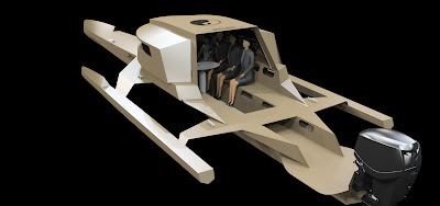 Trimaran motorboat / stabilized monohull | Page 4 | Boat Design Net