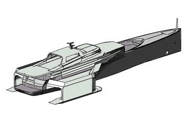 Trimaran motorboat / stabilized monohull | Page 2 | Boat Design Net