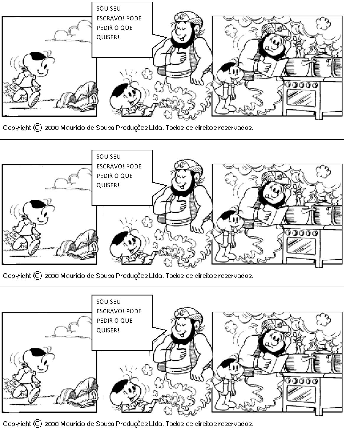 Criando e Copiando Sempre: Tirinhas para produção de texto