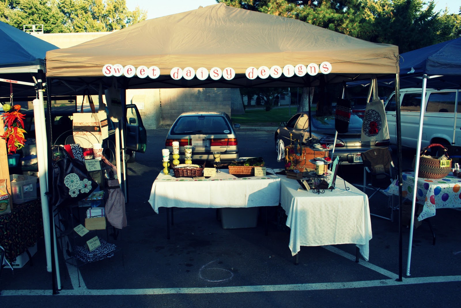 Sweet Daisy Designs: Farmer's Market Booth and Goodies