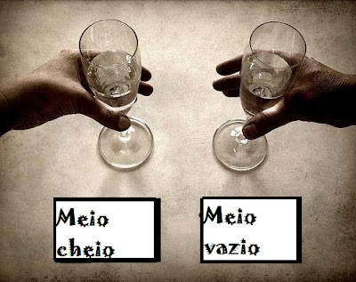 O copo meio cheio ou meio vazio? | Zumbi Na Net