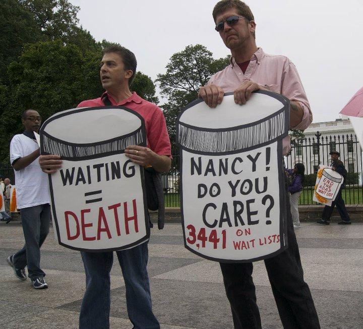AIDS Drug Assistance Program: AIDS Activists Protest Stalled Leadership ...