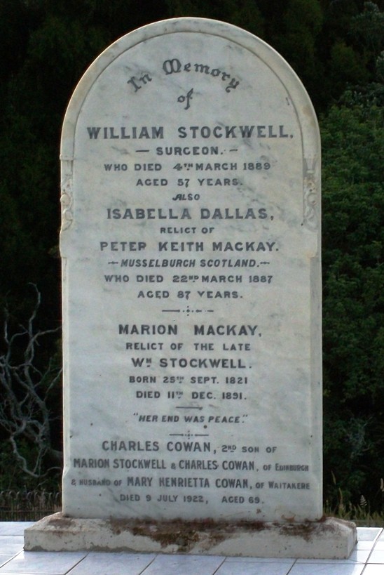 Timespanner: White tiles forever: the grave of Dr William Stockwell