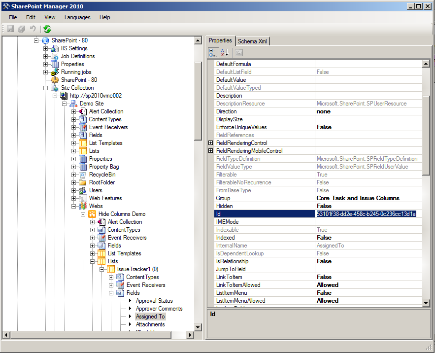 Ya Sharepoint: SharePoint : Show/Hide Columns in New, Edit and Disp Forms