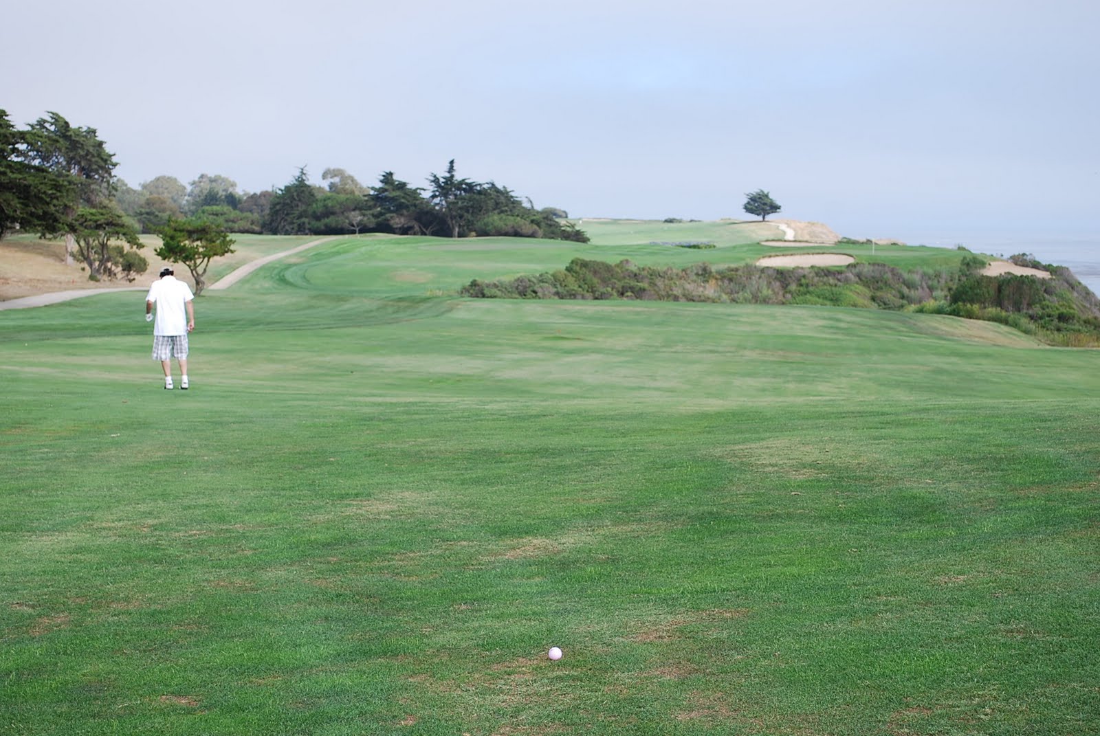 Twilight Golfer: Sandpiper Golf Course, Santa Barbara