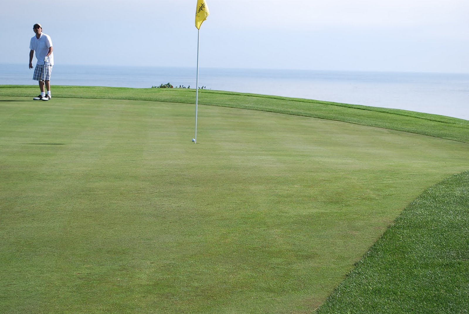 Twilight Golfer: Sandpiper Golf Course, Santa Barbara