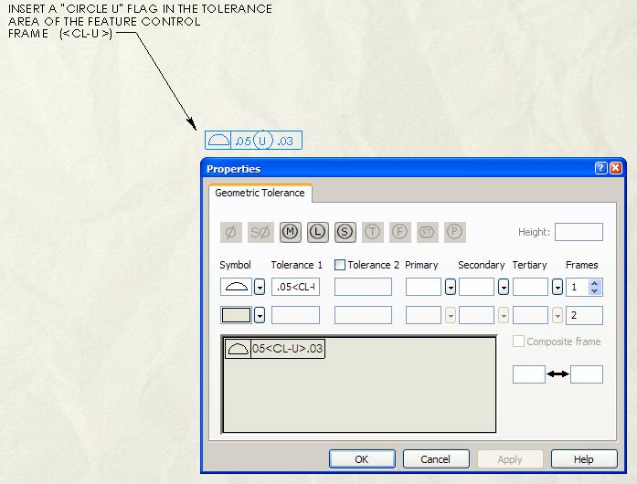 Design blog: Unequally Disposed Profile Tolerance in Solidworks