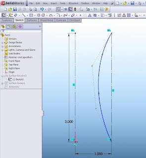 Design blog: Creating the helix in Solidworks...