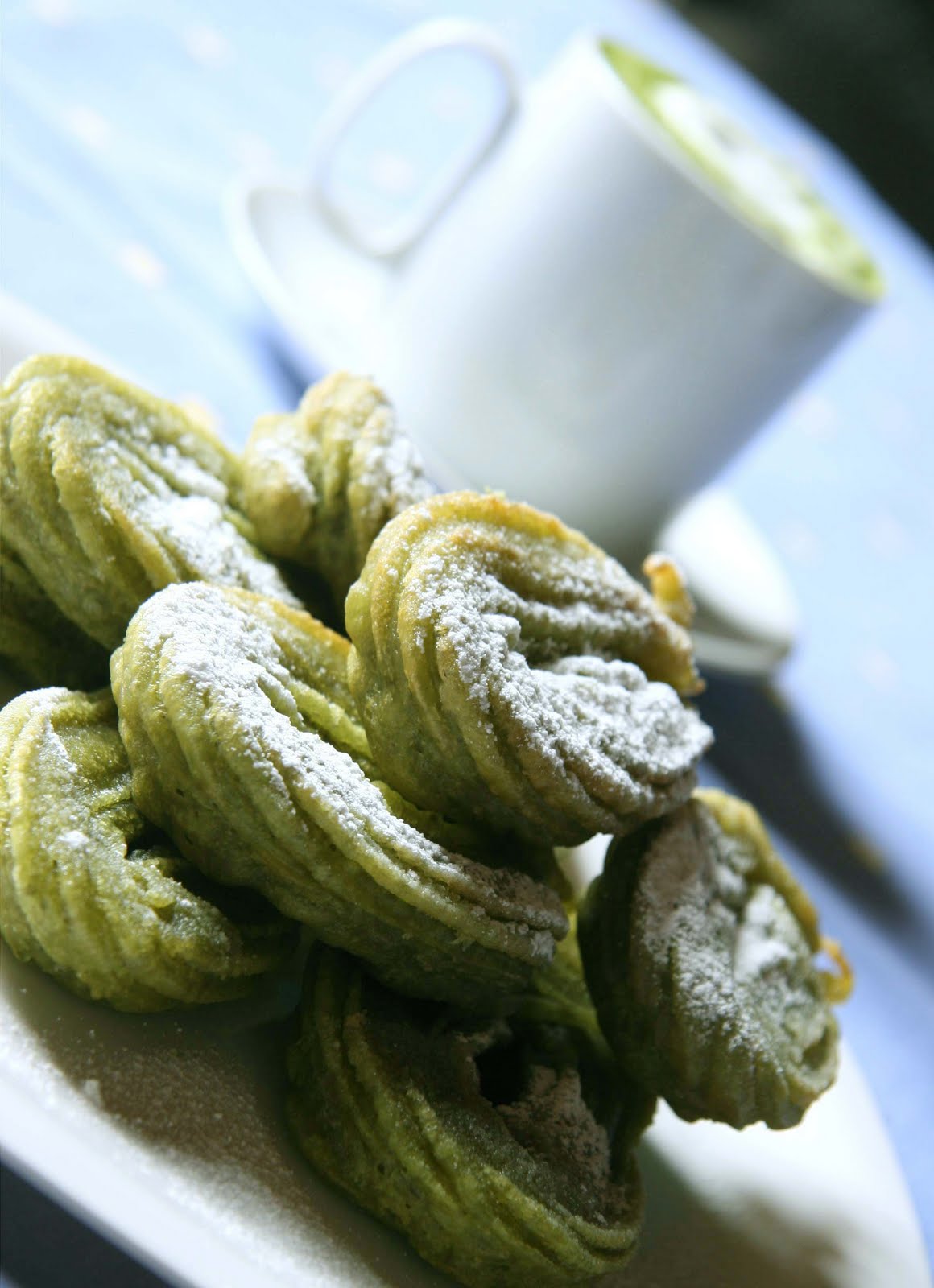 Matcha churros