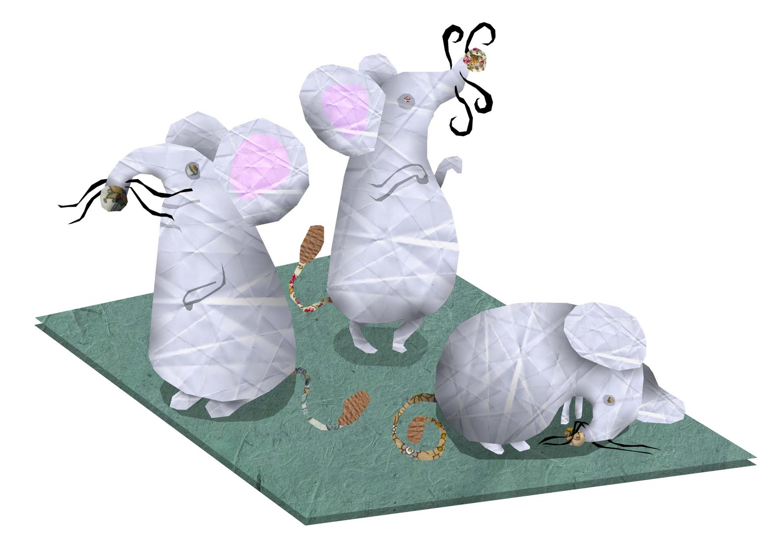 Tori Elliott Illustration: Characters: 3 (1) Three Blind Mice