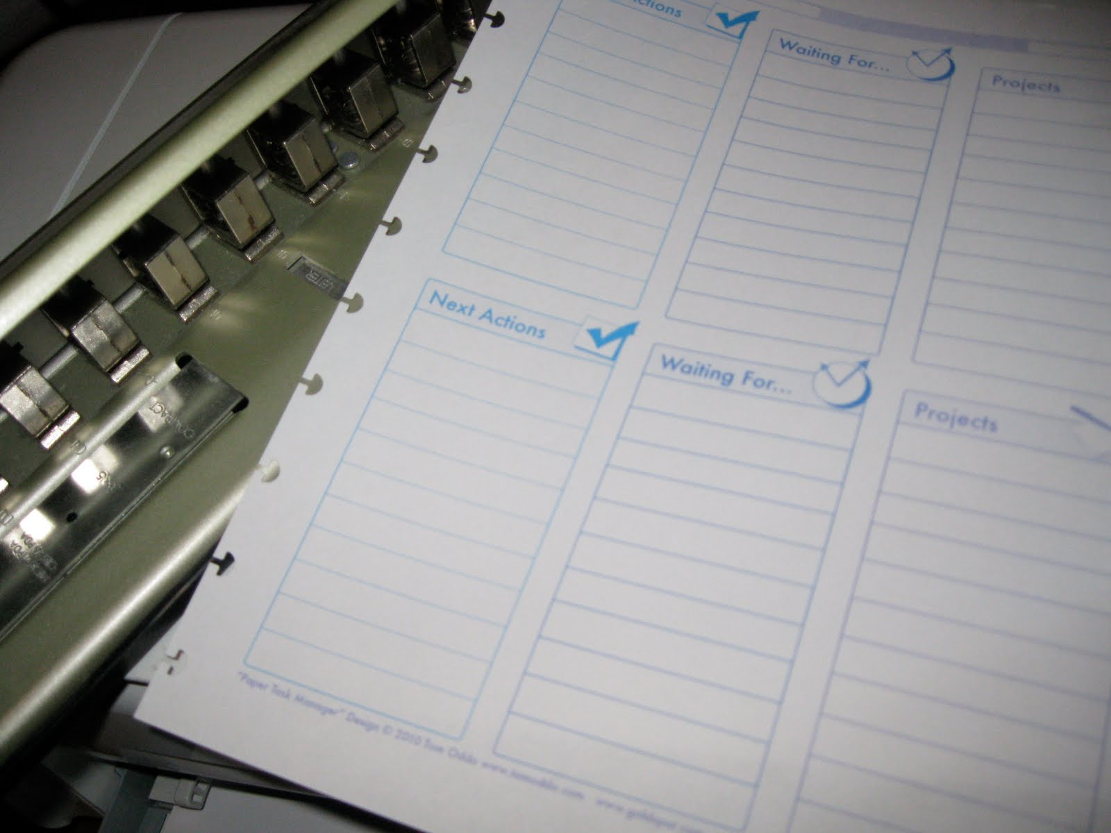 The Gold Standard: Free Download - Paper Task Manager