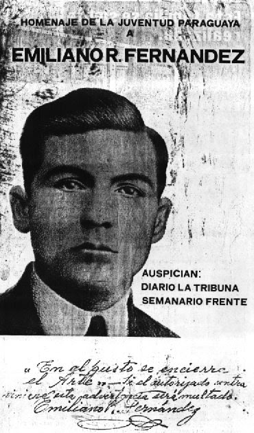 lenguaguarani: 8 DE AGOSTO: NACIMIENTO DE EMILIANO R. FERNÁNDEZ Y ...