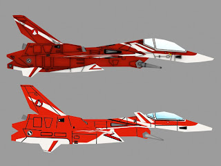 SD-SASCHA DEVELOPMENT BLOG: Macross M3 VF-9 Cutlass revised version