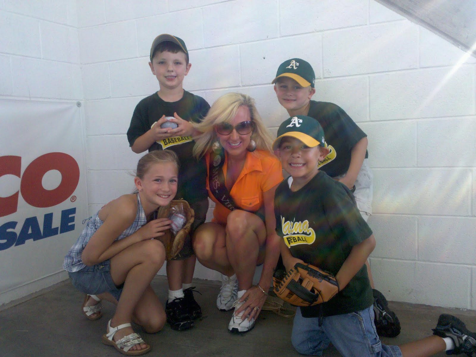 Be Fit! Be Strong!: Mrs. Virginia Earth, Maria Beall throws the first ...