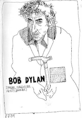 My sketch: bob dylan