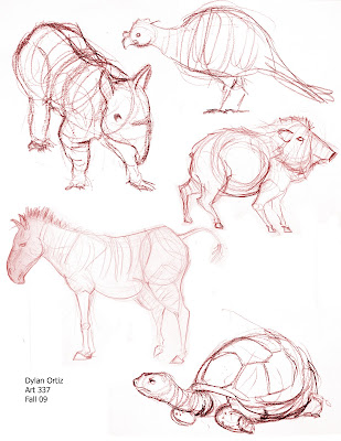 Lines By the Sea: Wildlife drawing continued