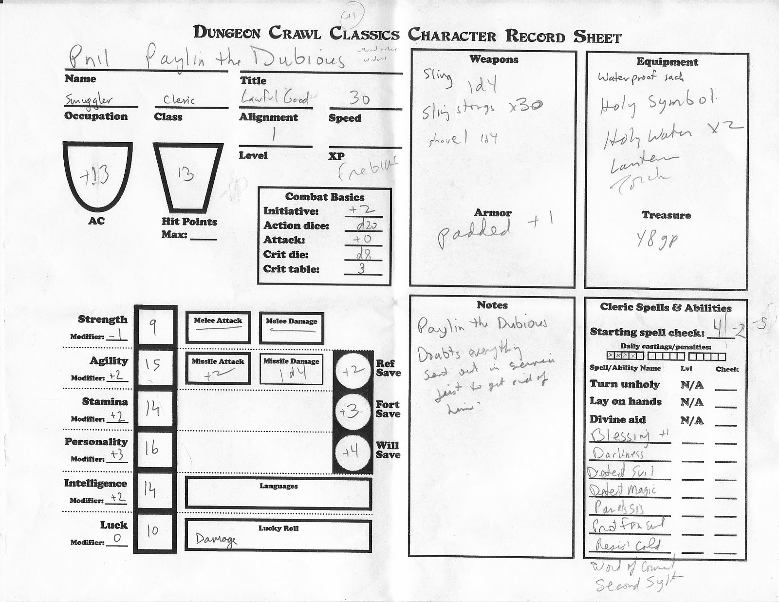 Cyclopeatron: Dungeon Crawl Classics RPG: Playtest and Chat with Joe ...