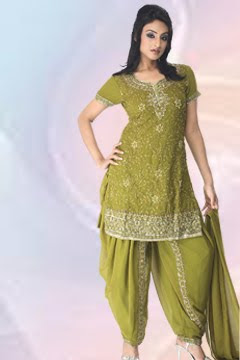 Designer Salwar Suits: Designer Salwar Suit (Pazami & Samosa)