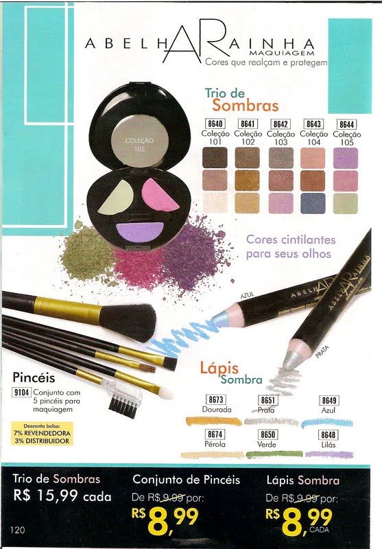 COISINHAS DA CRIS: Catálogo de JUNHO- TRIO DE SOMBRA / PINCÉIS / LÁPIS ...