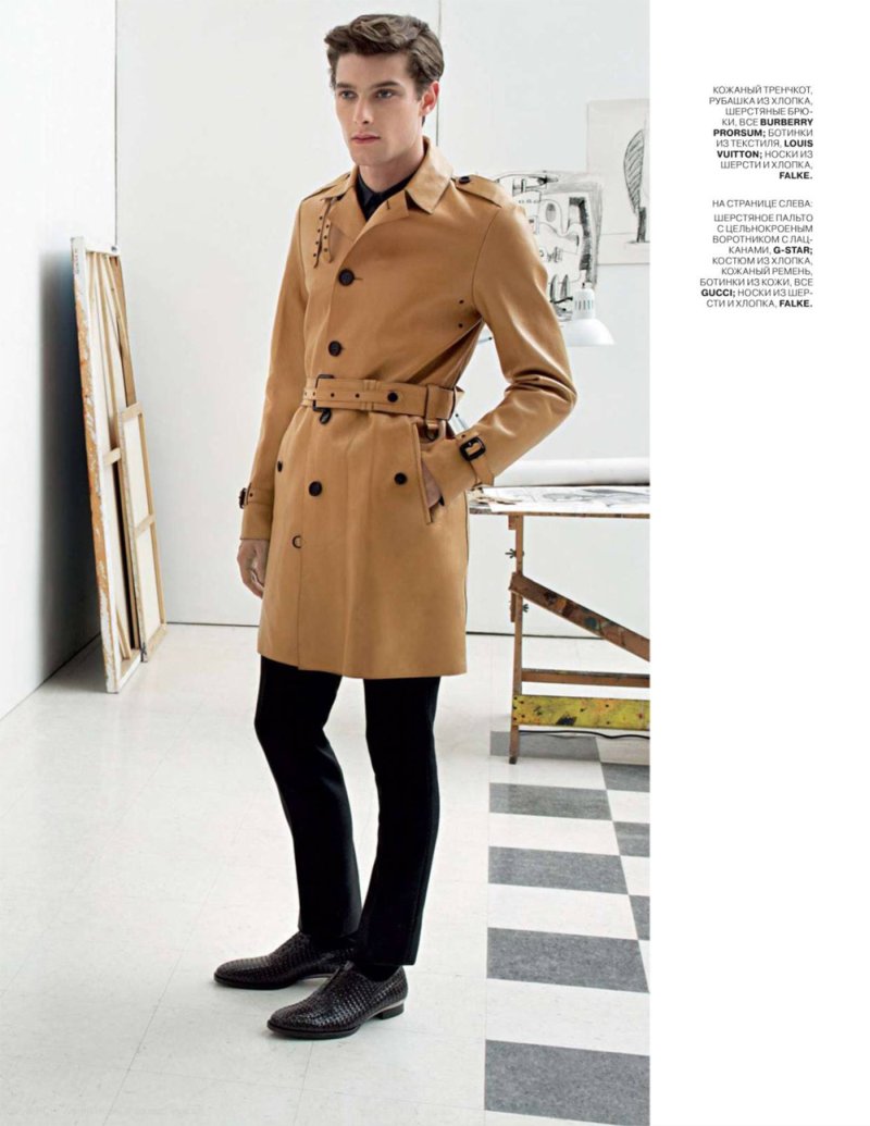 MODELOS: AJ ABUALRUB, JAMES HAMPSON & HELGE GJERSTAD FOR GQ RUSSIA ...