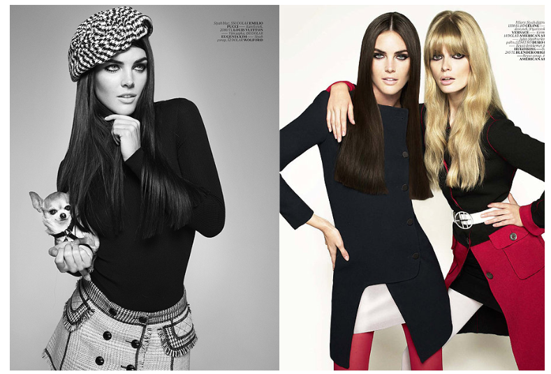 MODELOS: JULIA STGNER & HILARY RHODA FOR VOGUE TURKEY OCTOBER 2010
