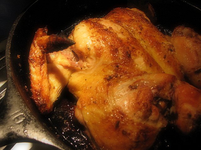 How To Cook A Wolf: Jacques Pepin's Split Quick Roasted Chicken with ...