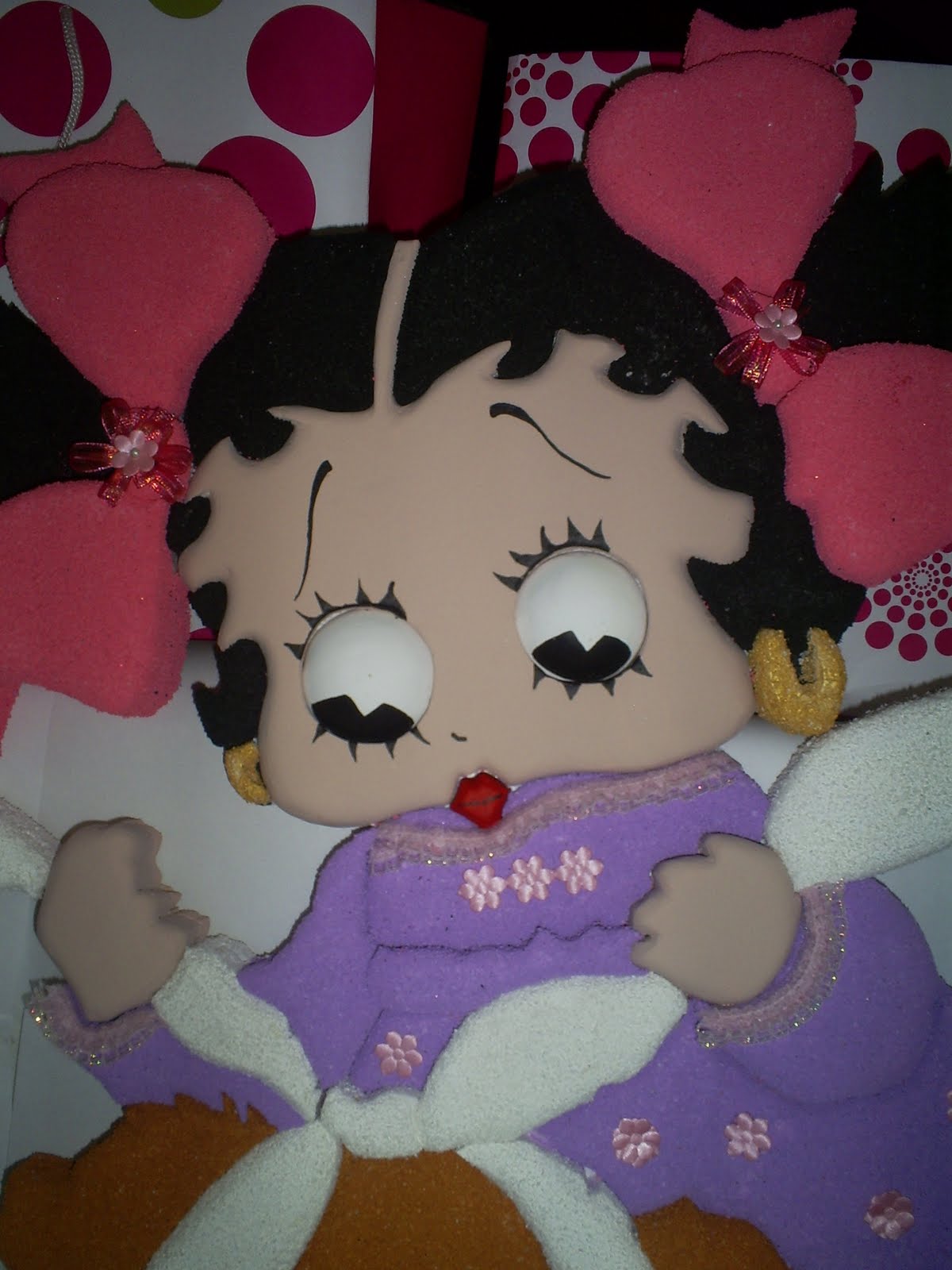 Inspiraciones Fiorella: Cotillones y figura en anime de Betty Boop Bebé.