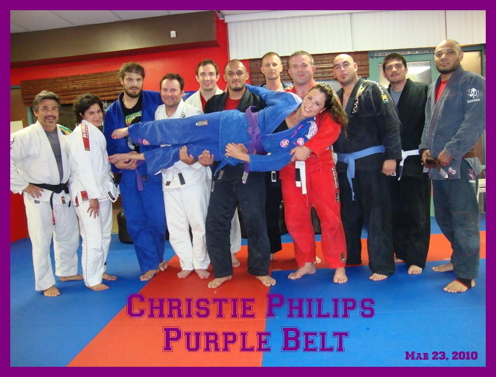 Excel Jiu Jitsu MMA & Fitness: Christie Philips = Purple Belt! Mar 23, 2010