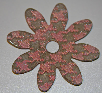 Pamela's World: Embossed Chipboard (with a little resist)