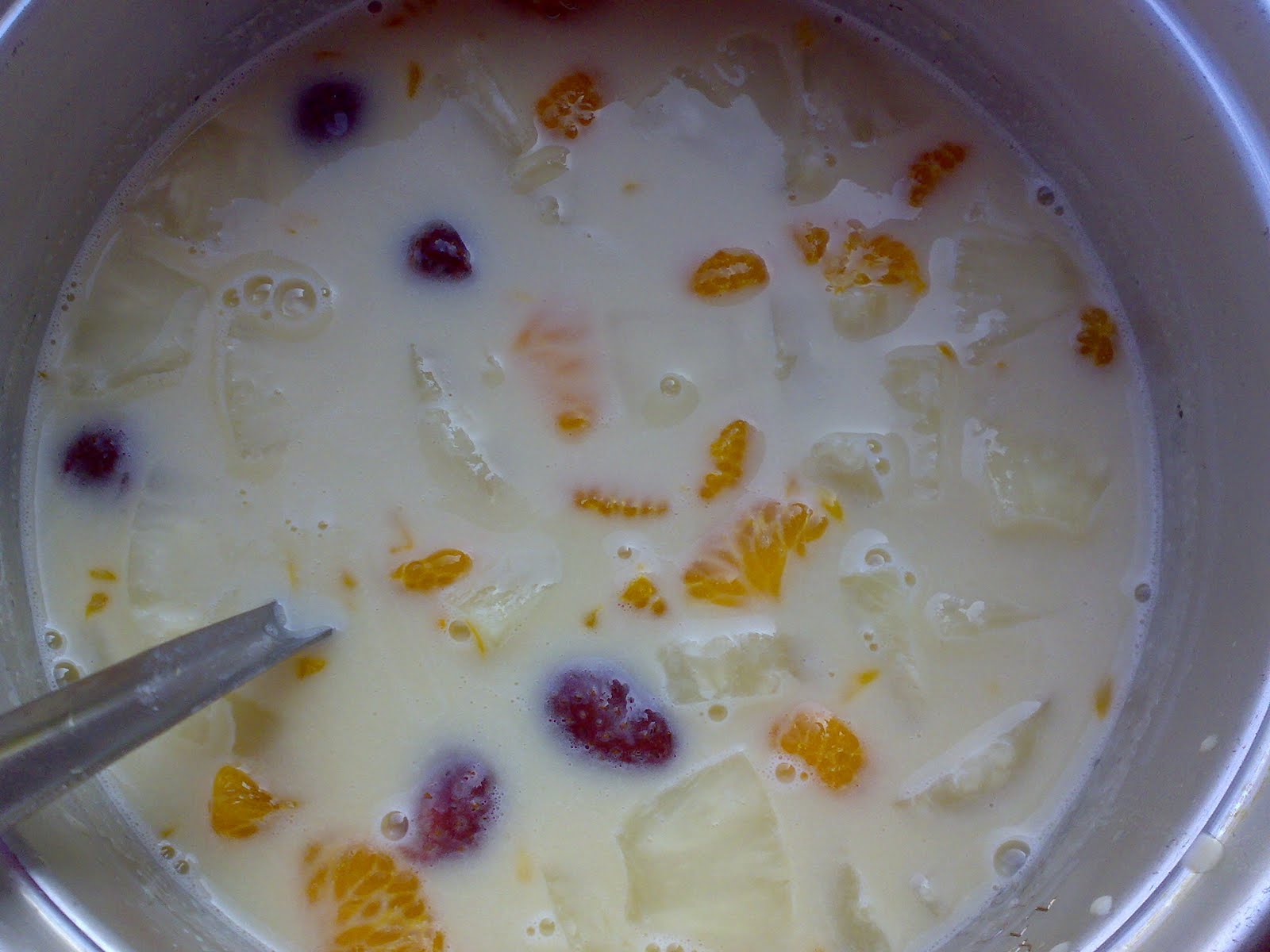 SWEET V@NiLL@: Puding Kastard Fruit Cocktail