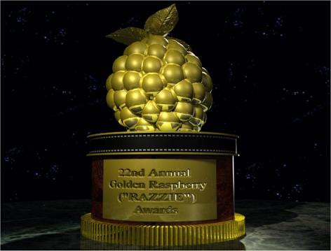 ARTICULOS PREMIERE: Golden Raspberry (Razzie) a lo peor del cine