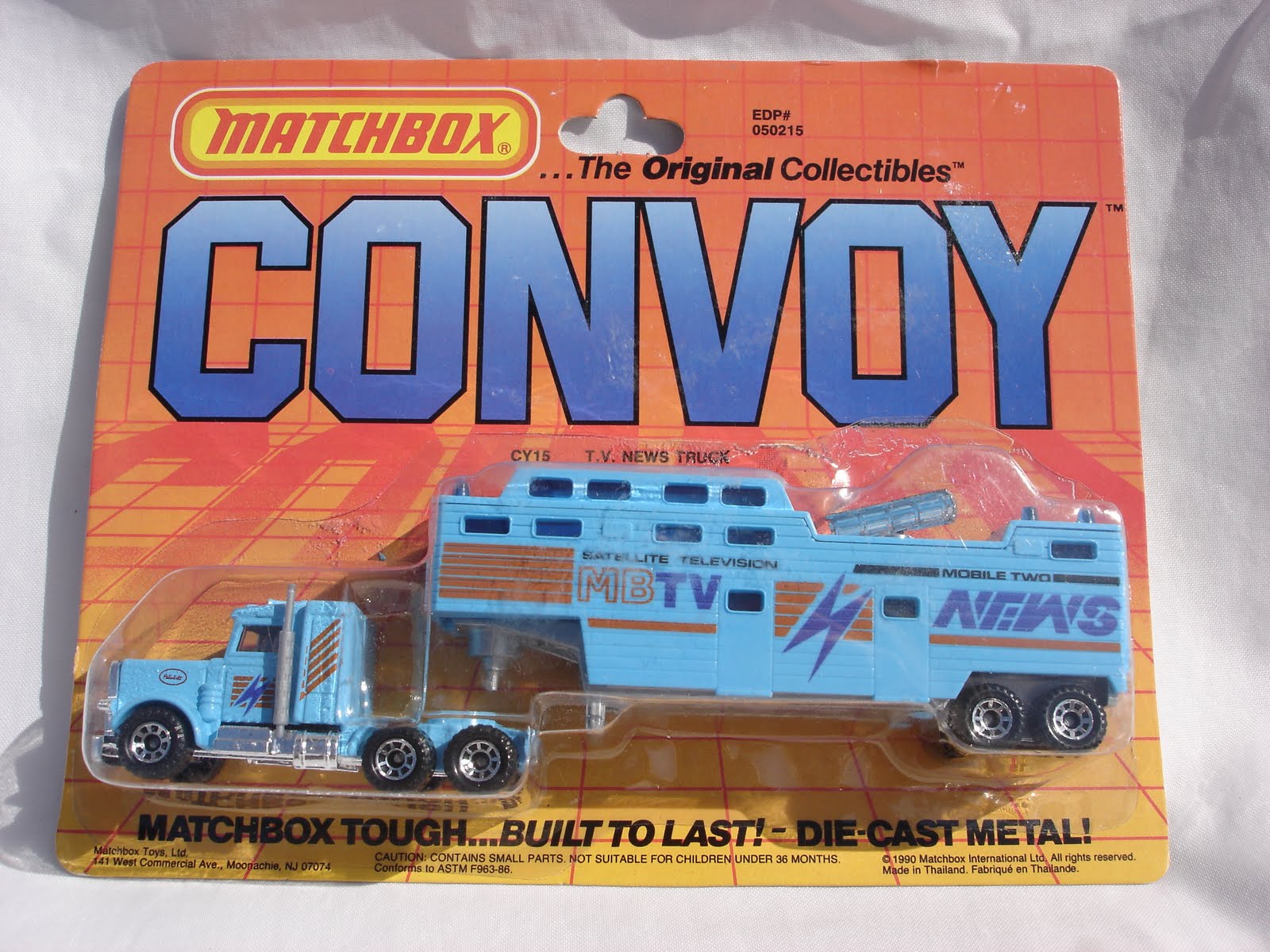 Matchbox Memories: Matchbox CY-15 Convoy Peterbilt TV News Truck