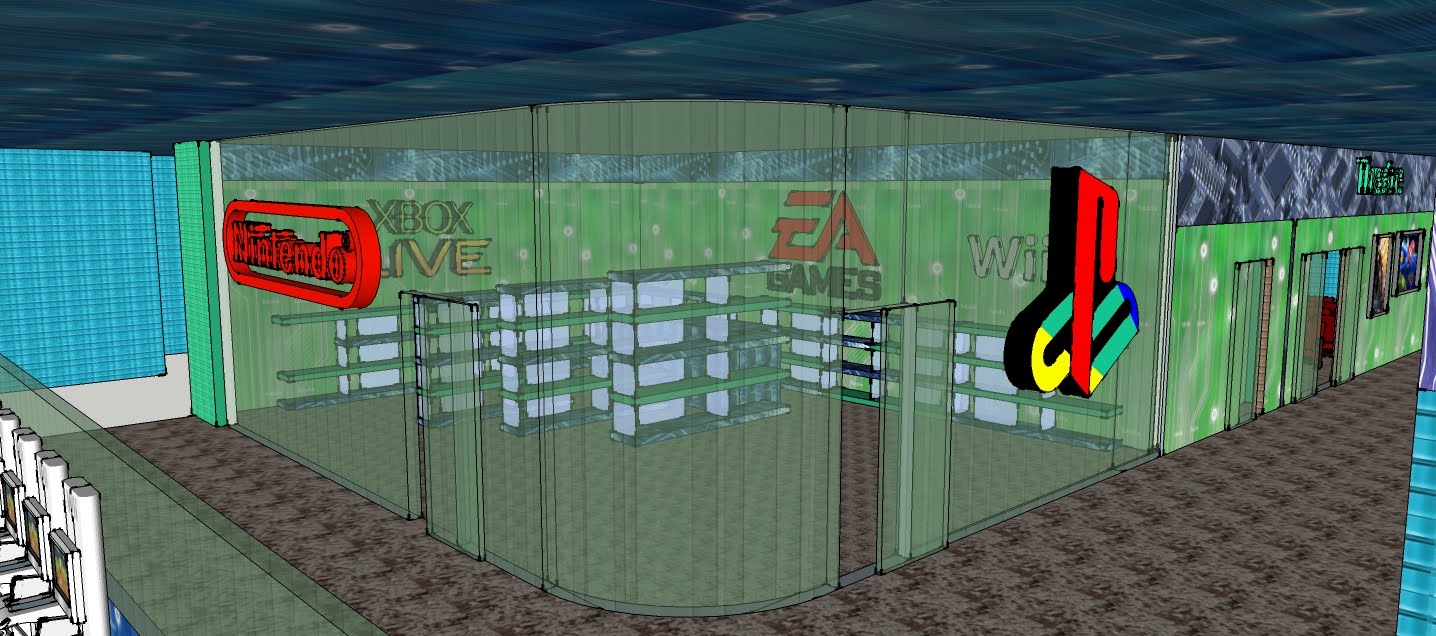 Portfolio: Video Game Centre design for Harbourfront (ON)