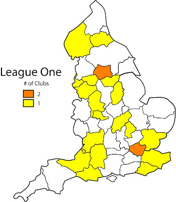 The Best Eleven: English Club Location Maps - From Premiership to ...