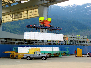 Ken Erickson's Blog: Trees to Pulp to Paper - Loading Pulp on Ships