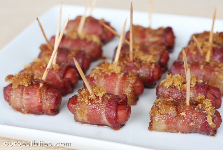 Bacon Wrapped Cocktail Sausages Our Best Bites